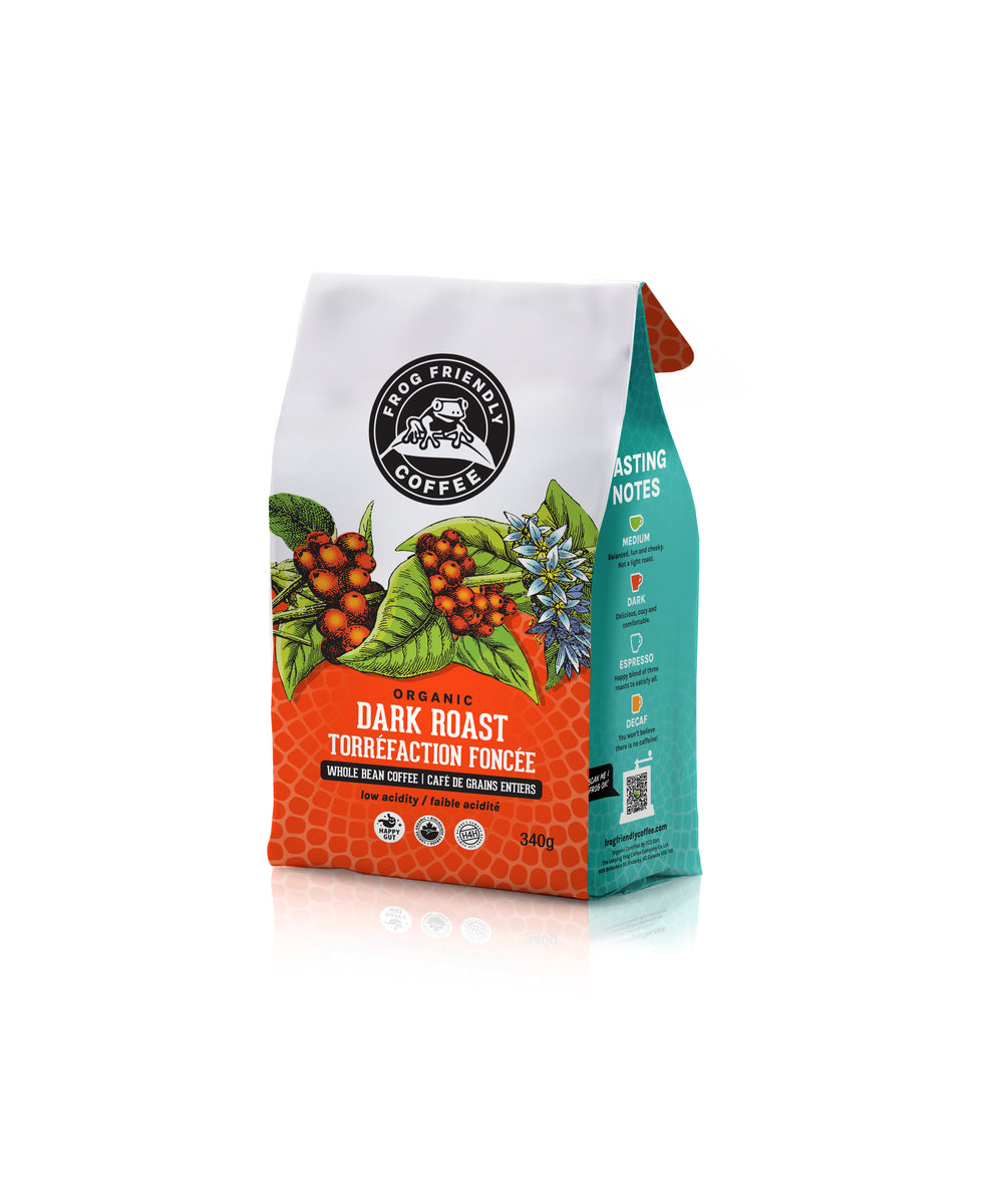 Dark Roast | Whole Bean 340g – Frog Friendly Coffee