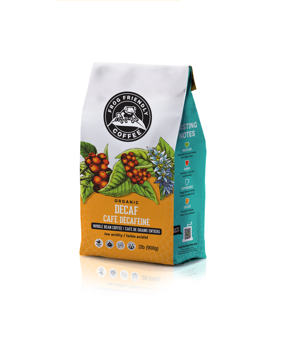 Decaf Roast | Whole Bean 2LB – Frog Friendly Coffee